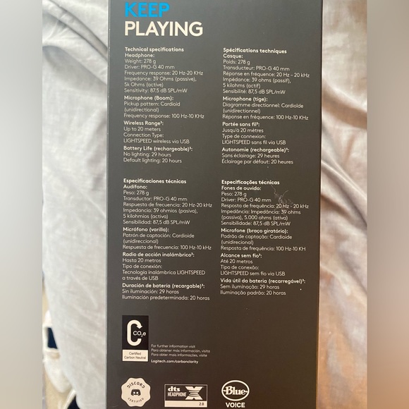 Logitech | Headphones | Logitech G733 Lightspeed Wireless Gaming ...